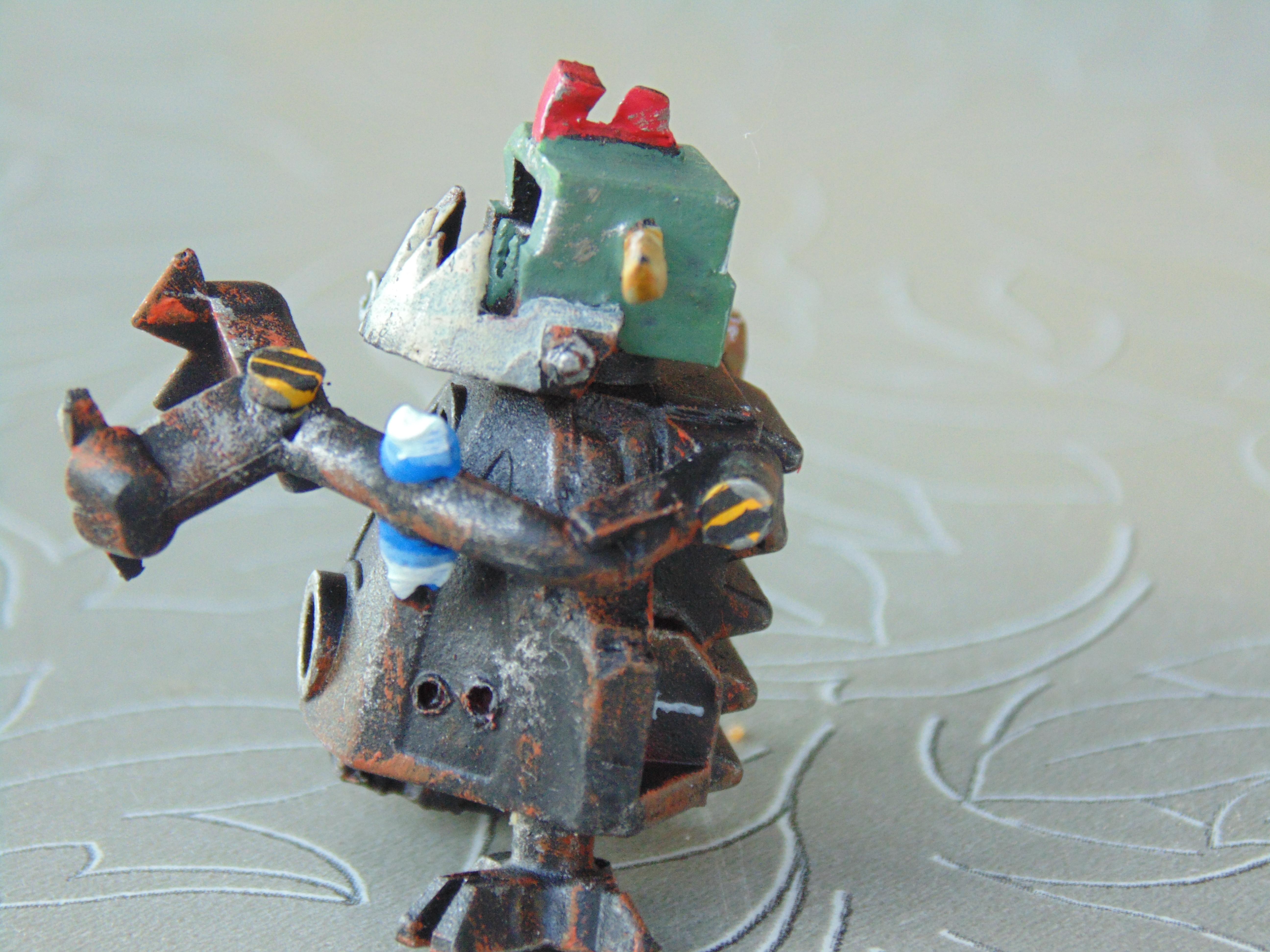 6mm, Conversion, Epic, Gargant, Green, Oldhammer, Orks, Scratch, Scratch Build, Stompa ...